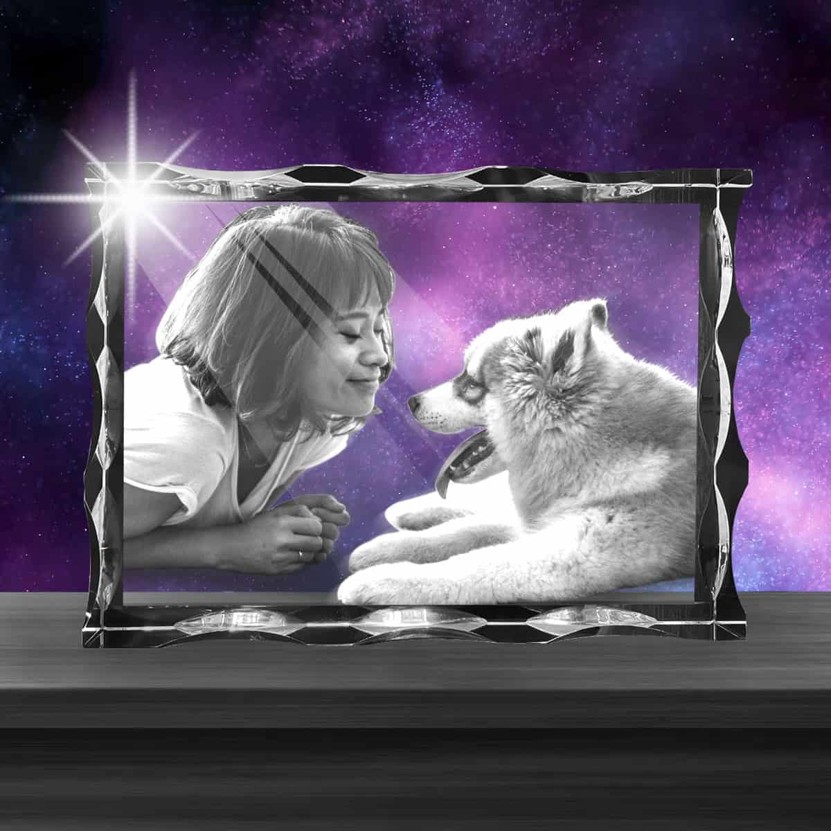 3D Notched Crystal Wide - Teddy & Finn