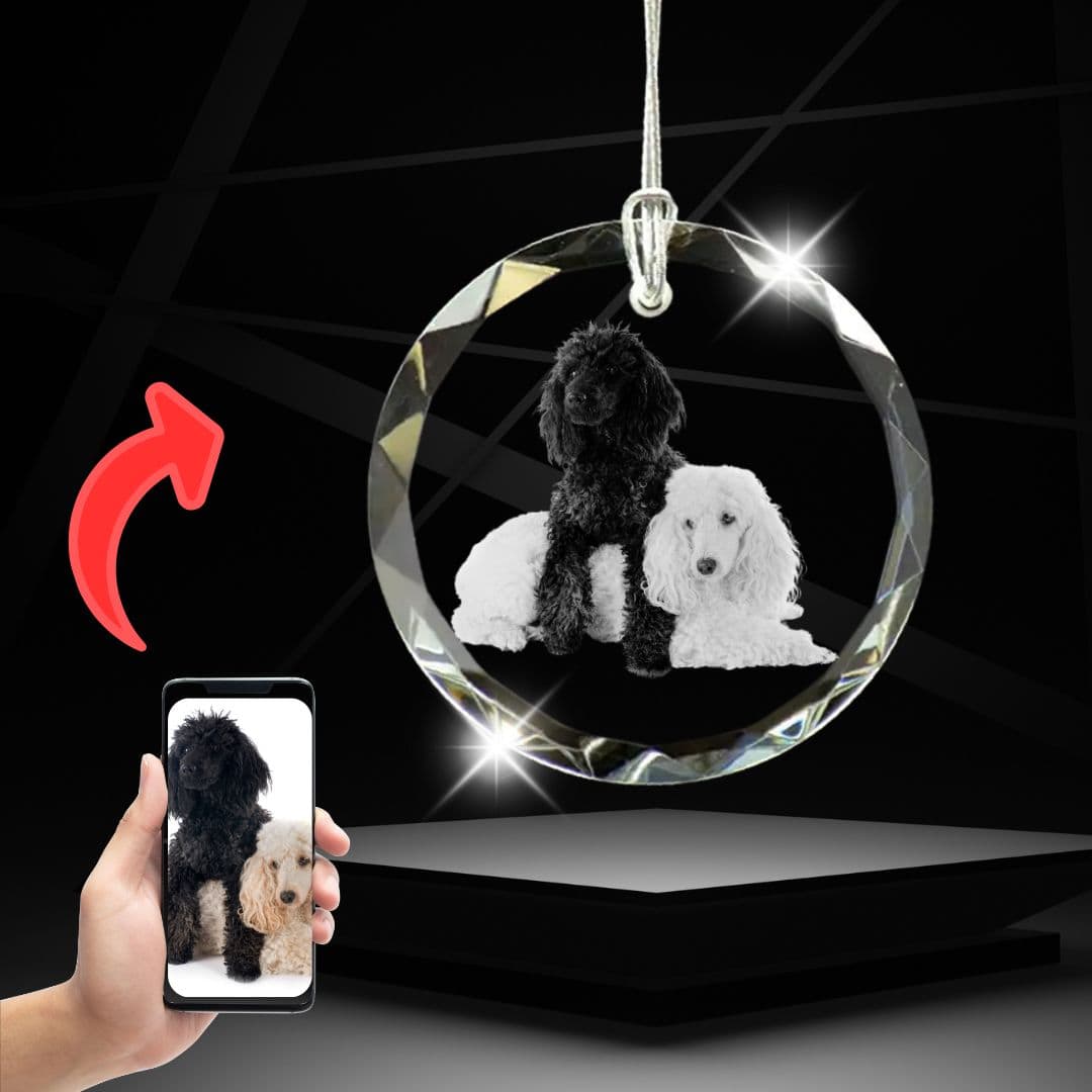 2D Crystal Ornament, Photo Crystals, Crystal Engraving Gifts